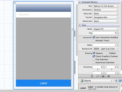 Iphone Layout Differencies In Interface Builder And Real Device