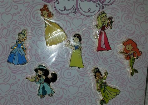 Disney Pins Princess 7 Pin Booster Set Brand New Sealed Authentic Ebay