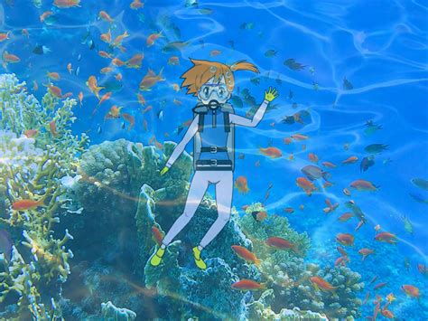 Pokemon Misty Scuba Underwater By Crt2mtsu1 On Deviantart