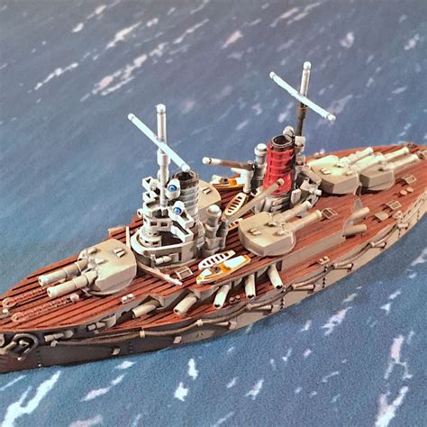 3d Printable Kaiser Class Dreadnought Bathtub Battleships By
