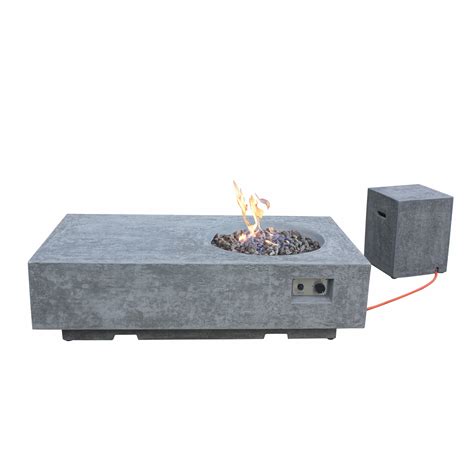 Grc Outdoor Fire Pit Table Backyard Concrete Fire Pit