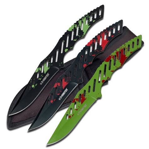 Zombie Hunter Light Weight Throwing Knives Anti Zombie Weapon Set