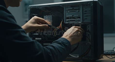 Desktop Computer Cartoon Illustration Isolated Stock Illustration