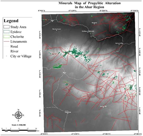 Propylitic Alteration Of Ahar 1100000 Sheet Download Scientific
