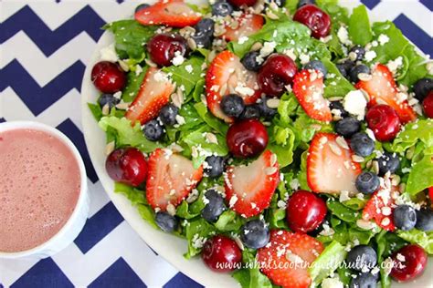 A Cherry Trio Cherry Berry Salad Cooking With Ruthie