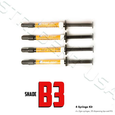 Prime Dent Flowable Composite B3 4 Syringe Kit Vlc We Are Racespot