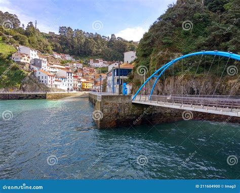 Cudillero Village And Port Asturias Spain Editorial Image Image Of