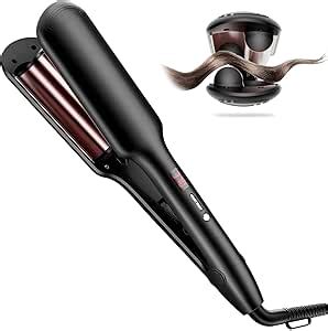 Bautia Double Barrel Curling Iron Wand Wavy Crimper For