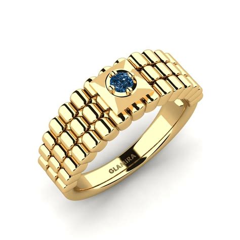 Compre Anillo De Hombre Sawk En Corte Redondo 01 Quilates 14k Oro