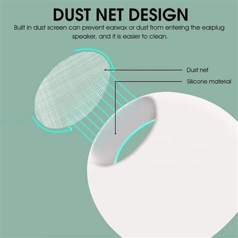 Silicon Ear Buds Tips Silicone Earbud Tips For Airpods Pro Ear Fit With Dust Mesh At