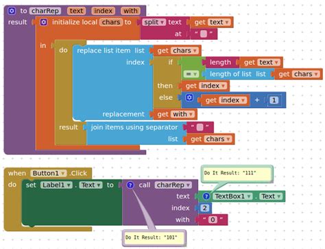 Character Replacement In The String At Position MIT App Inventor Help MIT App Inventor Community
