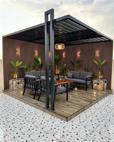 Modern Outdoor Patio Structure Contemporary Outdoor Gazebo Design