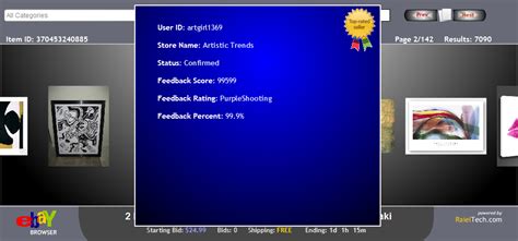 Ebay Browser Devpost