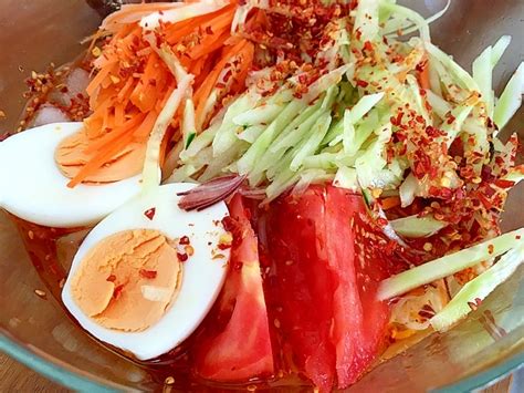 みょうがたっぷり！我が家の冷麺 レシピ・作り方 By ぴーちゃん3279 楽天レシピ