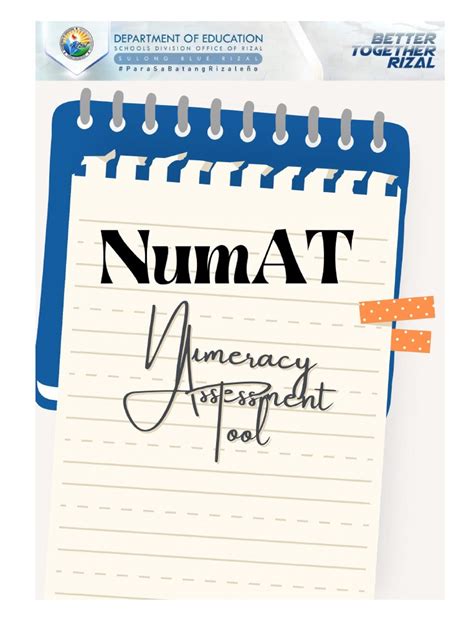 Numat Numeracy Assessment Tool Download Free Pdf Reading Comprehension Mathematics