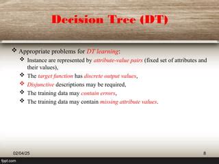 Lecture Classification Decision Tree Ppt