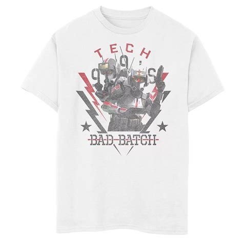 Boys 6 20 Star Wars The Bad Batch Tech Group Portrait Tee