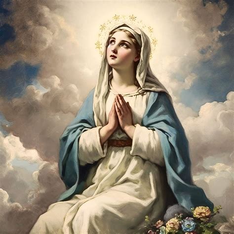 Virgin Mary Virgin Mary Art Mother Mary Images Catholic Images