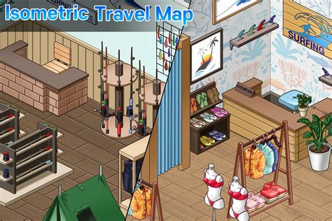 Isometric Travel Shop Map 2d Environments Unity Asset Store