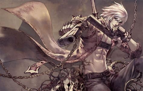 Anime Boy With Chain Weapon