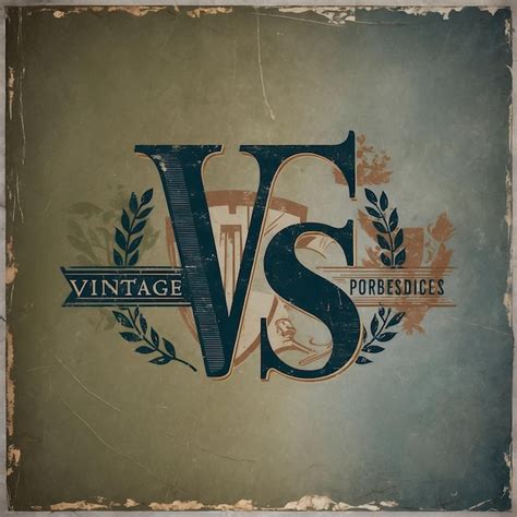 Dynamic Vs Logo Designs Premium Ai Generated Image