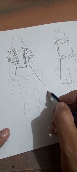تصميم ازياء اطفال تعليم رسم Youtube