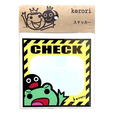 【keroriオリジナル】chick チェック）のステッカー 雑貨屋kerori 通販 Yahoo ショッピング