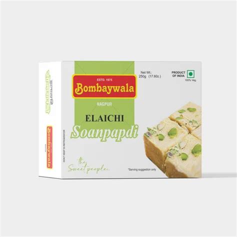 Bombaywala 100 Elaichi Soan Papdi Packaging Size 250g At ₹ 70packet