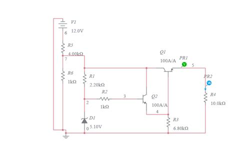 Protection Circuit Multisim Live