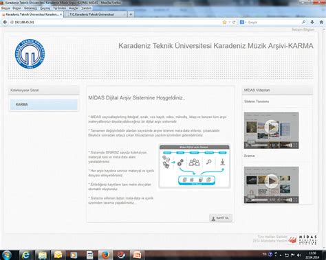 Karma Web Based Digital Archiving System Mİdas Download Scientific Diagram