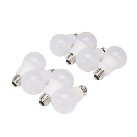 Utilitech A19 Daylight E26 Light Bulb 8 Pack In The General Purpose Light Bulbs Department At