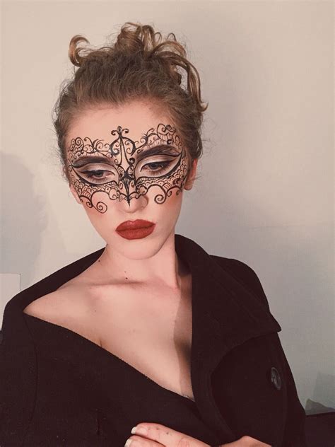 Mask Make Up Mask Makeup Halloween Artistic Eye Mask For Masquerade