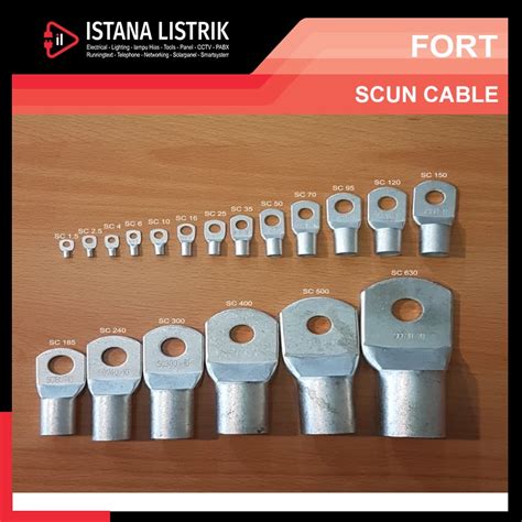 Jual Scun Cable Cable Lugs Sc 6 Fort Shopee Indonesia