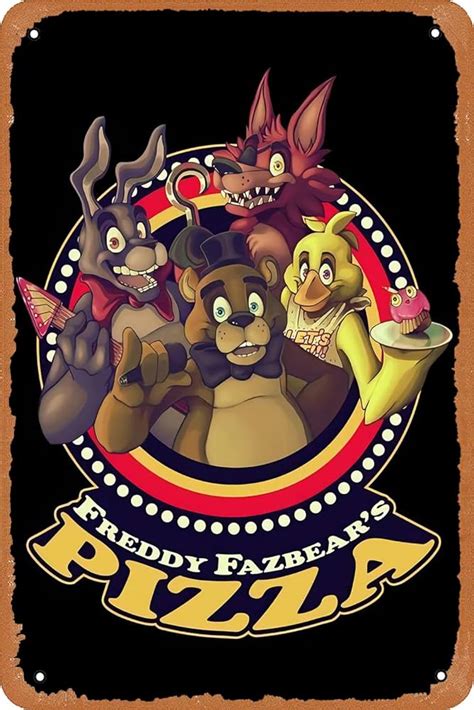 Freddy Fazbears Pizza Logo Vintage Freddy Fazbears Pizza Five
