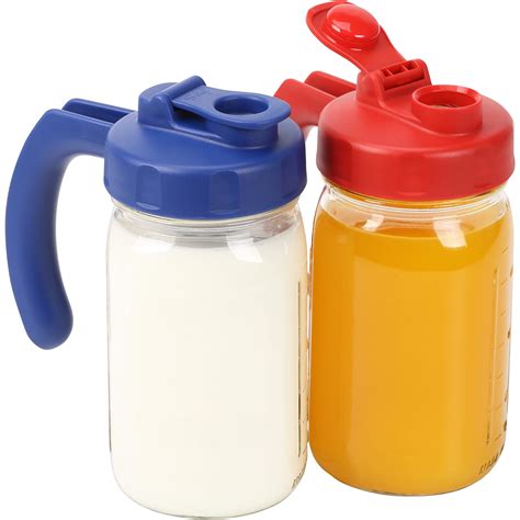 2 Pack Wide Mouth Mason Jar Lids