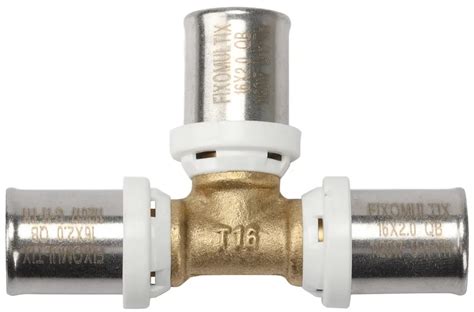 Té égal Multicouche à Sertir 16mm Fixoconnect Screwfix Fr