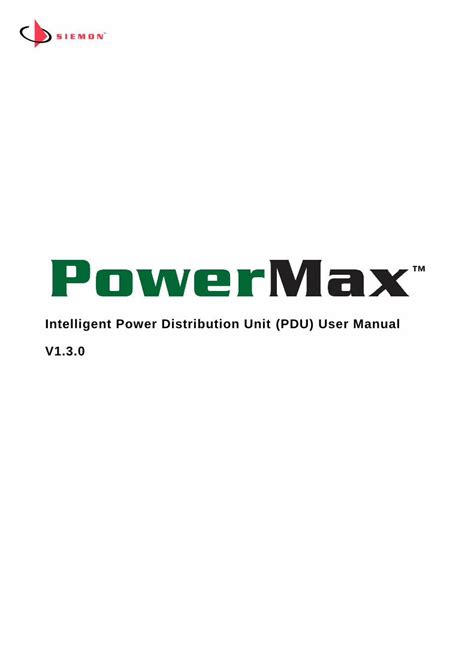 Pdf Intelligent Power Distribution Unit Pdu Pdu
