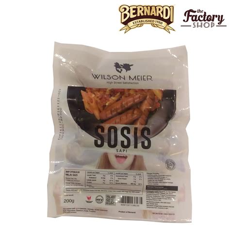 Jual Wilson Meier Sosis Sapi 200g Shopee Indonesia