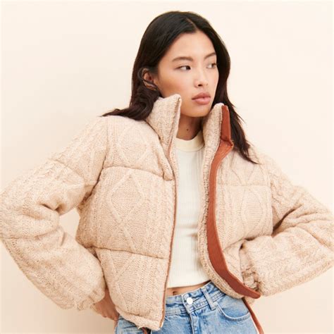 Cable Knit Puffer Nuuly