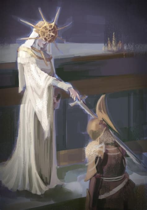 Gwyndolin And Darkmoon Knightess By Artnobuddy On Tumblr R