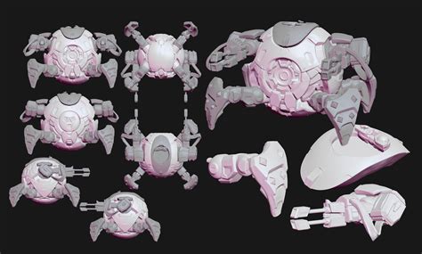 Artstation Wrecking Ball Overwatch Sculpt