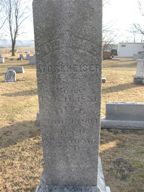 William E Werkheiser 1851 1904 Memorial Find A Grave