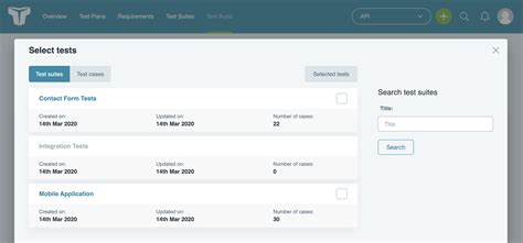 Creating And Executing Test Runs Testlodge Support