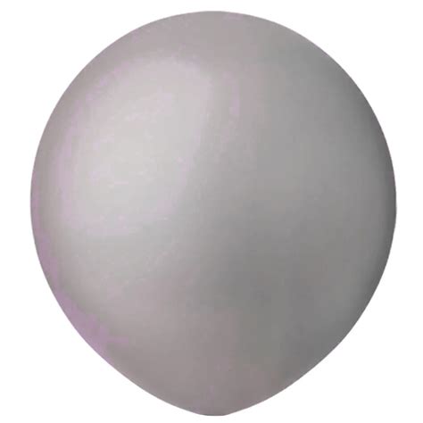 Balão Látex Cinza 16 Polegadas 10 Unidades