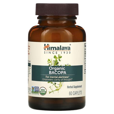 Himalaya Organic Bacopa 60 Caplets