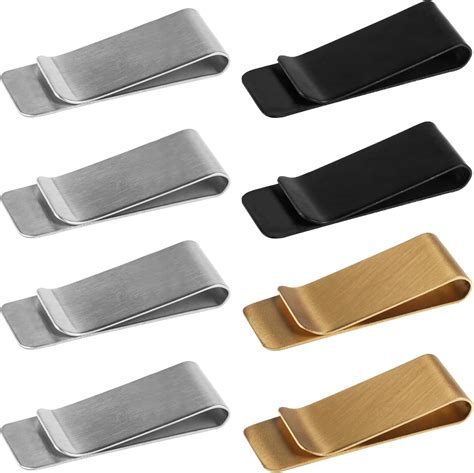 8 Pcs Money Clip For Men Money Clips For Cash And Credit Card Clips