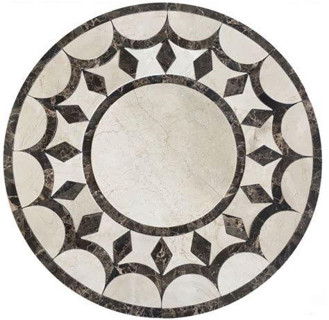 Floor Marble Medallion Etsy
