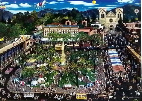 Lot Alexander Chen Santa Fe New Mexico Signed And Numbered Print