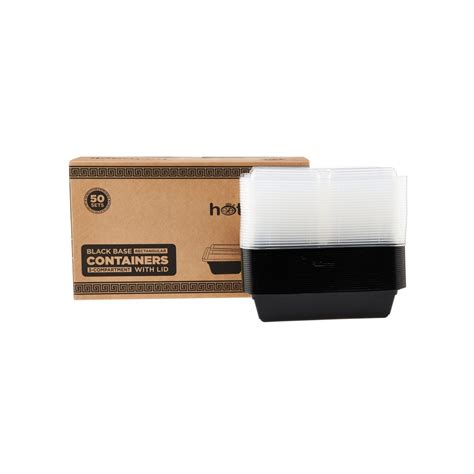 Microwavable Black Container Hotpack Webstore