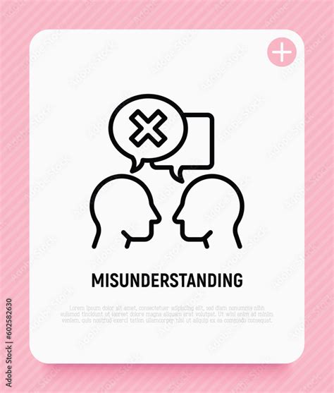 Misunderstanding In Conversation Between Two Persons People Are